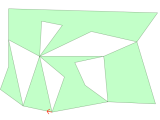 Three Js Polygon Triangulation Fails In Pseudo Duplicate Points Stack