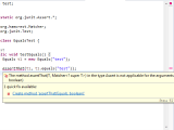 Eclipse How To Understand Assertthat Junit Stack Overflow