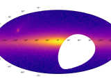 Python Plotting A Heatmap In Galactic Coordinates Stack Overflow