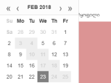 Datetimepicker Angular 2 Ng2 Datetime Picker Shows 6 Column Stack