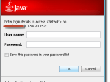 Java Authentication Required Dialog When Accessing Intranet Site From