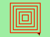 Python Drawing Concentric Squares Stack Overflow