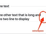 Html Css Flexbox Remove Extra Horizontal Space When Text Takes More