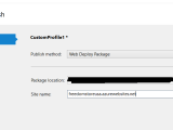 Azure Web Deploy Package Throws Error Site Does Not Exist When