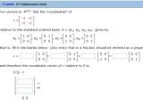 Getting Coordinate Vector In Linear Algebra Mathematics Stack Exchange