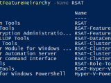 Powershell Display Feature Lists And Subfeatures Using Get
