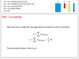 Post Quantum Cryptography Encryption And Decryption For Lwe