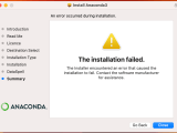 Python Anaconda Installation Failed On Macos Ventura Stack Overflow
