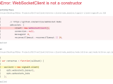 Node Js React W Signalr Typeerror Websocketclient Not A