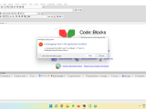 Codeblocks Error Popup From Code Blocks When Trying To Do C