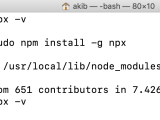 Node Js Npx Command Not Found Stack Overflow