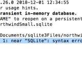 Open Sqlite Files From Terminal Mac Stack Overflow