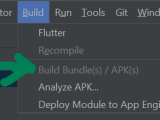 How To Build Release Flutter Project Using Android Studio Stack Overflow