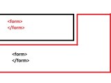 Css Html Page Layout Multiple Form Tags Stack Overflow
