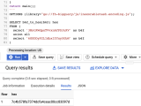 Javascript Can I Use Textencoder In Bigquery Js Udf Stack Overflow