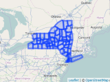 Leaflet Mapping Zip Code Vs County Shapefile In R Stack Overflow