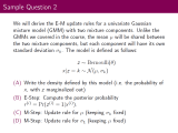 Machine Learning Compute Log Likelihood In Bernoulli Gaussian Mixture