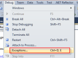 C Debugging Targetinvocationexception Stack Overflow