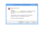 C Debug Assertion Failed In Visual Studio 2012 Stack Overflow