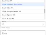 How Do You Access The Google Sheets Api Via A Google Apps Script