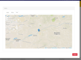 Javascript The Leaftlet Map Not Reload New Coordinate On Modal