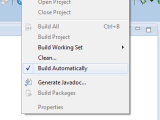 Java Eclipse Turn Off Auto Build Workspace On Save Stack Overflow