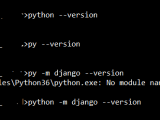 Django Why Do Python And Py Commands Run Different Python 3 Versions