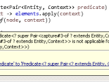 Java Eclipse Generic Predicates Compilation Error Stack Overflow