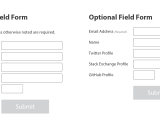 Forms Required Fields User Experience Stack Exchange