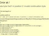 Python Django Utf 8 Codec Can T Decode Byte 0xd1 In Position 2