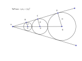 Geometry Circles With Common Tangent Mathematics Stack Exchange