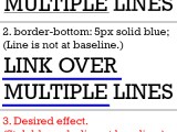 Html Css Stylable Underline At Baseline Stack Overflow