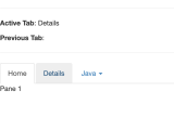Javascript Bootstrap Tab Dropdown Doesn T Show After 1st Click