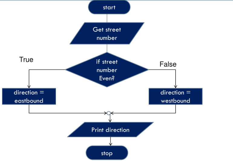Standard way of representing selection in flowcharts