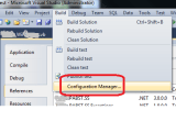 Can T Switch From Release To Debug Configuration In Visual Studio 2010