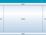 Swing Tutorial Border Layout