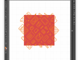 Structured Pattern Random Elements In Illustrator Graphic Design