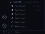 Vs Code Timeline View Isn T Collapsed By Default Circa V1 84 Stack