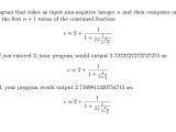 Continued Fractions Python Stack Overflow