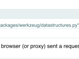 Python The Browser Or Proxy Sent A Request That This Server Could