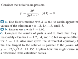 Ordinary Differential Equations Euler S Method Code On Mathematica
