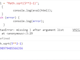 Javascript Uncaught Syntaxerror Missing After Argument When