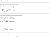 Calculus And Analysis Show Detail Steps Of An Integration