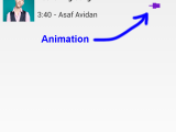 Android Animation Animate A Child View Of Listview In Position 1