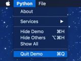 Wxpython Menu Bar Not Displaying Stack Overflow