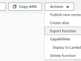 Amazon Web Services How To Copy Or Duplicate An Aws Lambda Function