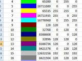 Vba Excel Color Codes Ccm