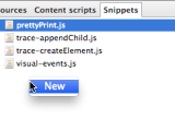 Javascript Chrome Developer Tools What Is Snippets Support Stack