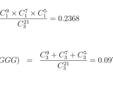 Probability Through Combinations With Replacement Method