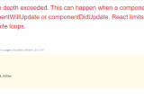 Reactjs Maximum Update Depth Exceeded Error Stack Overflow